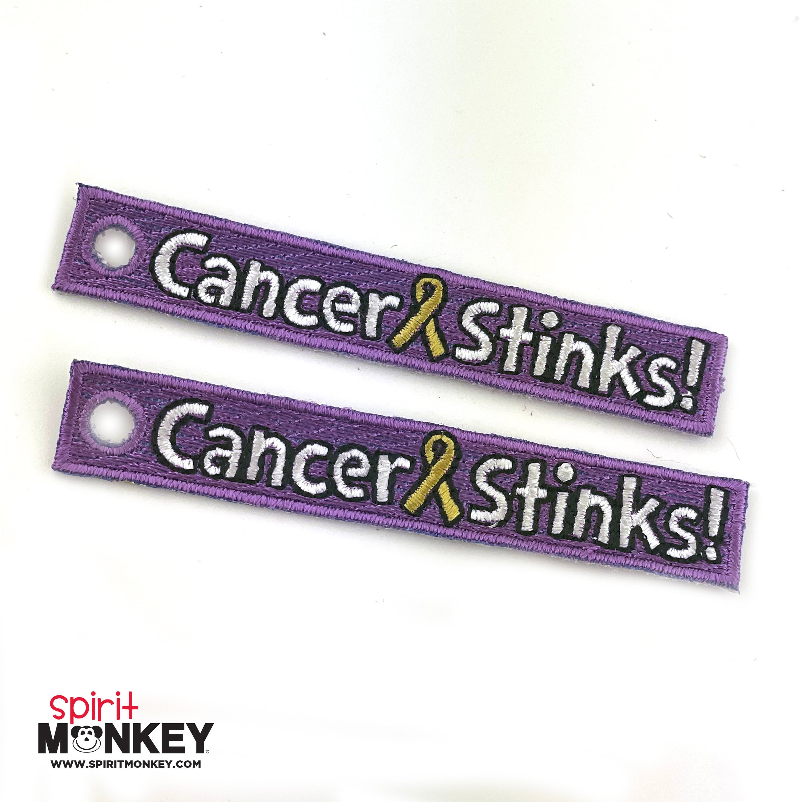 Cancer Stinks 2-Pack Spirit Sticks® Patches | Spirit Monkey Store