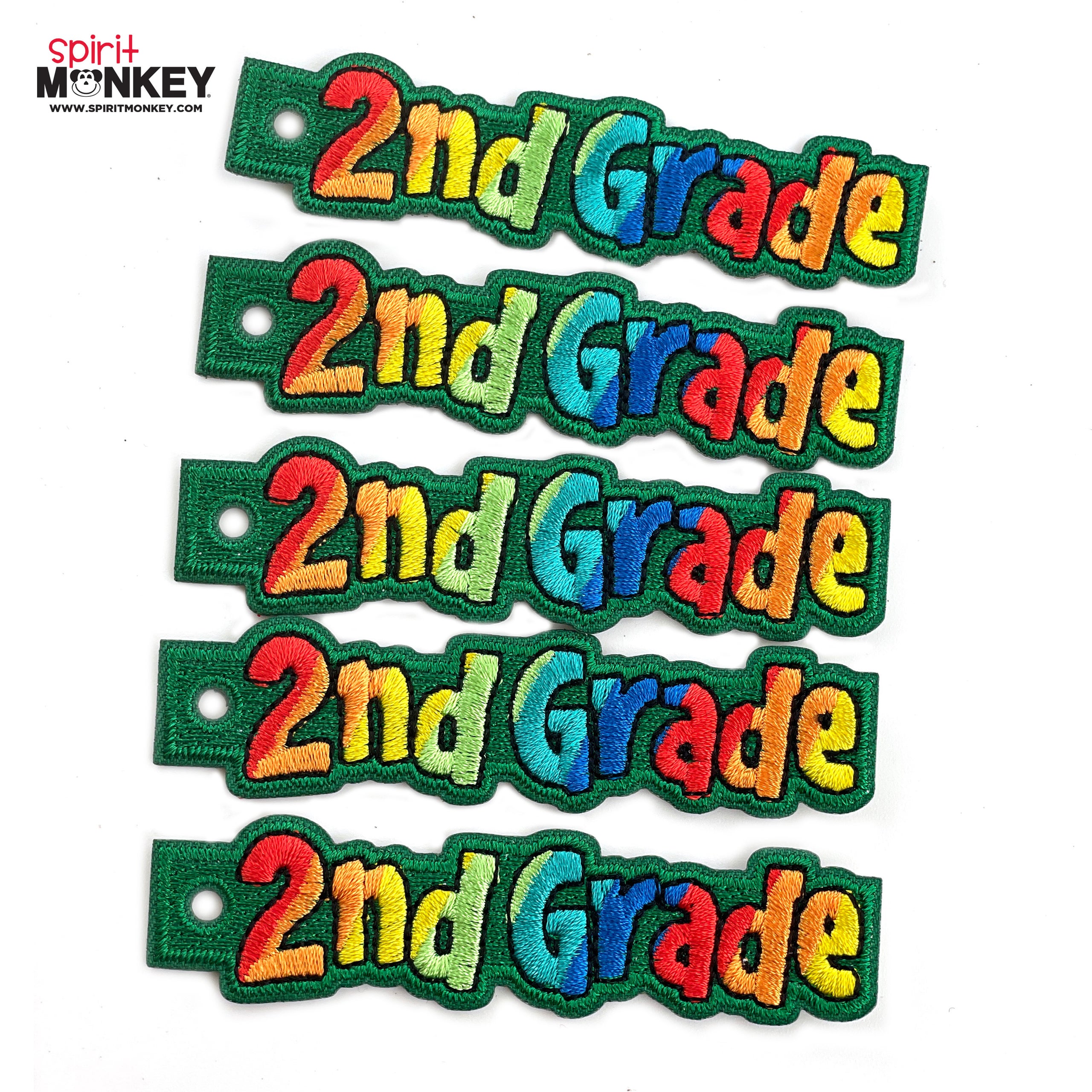 Second Grade 5-Pack Spirit Sticks® Patches | Spirit Monkey Store