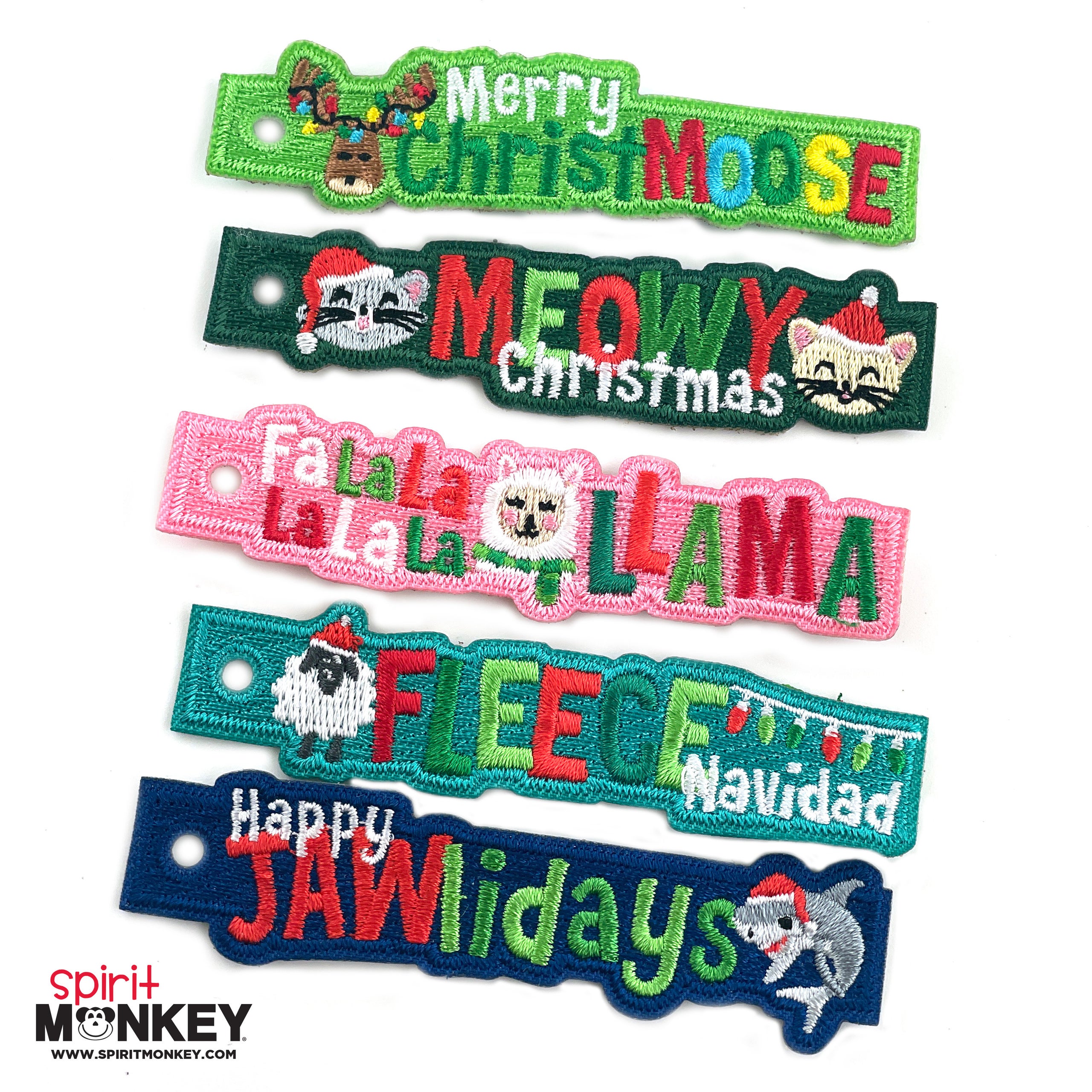 Christmas Animals Variety Spirit Sticks® Patches | Spirit Monkey Store