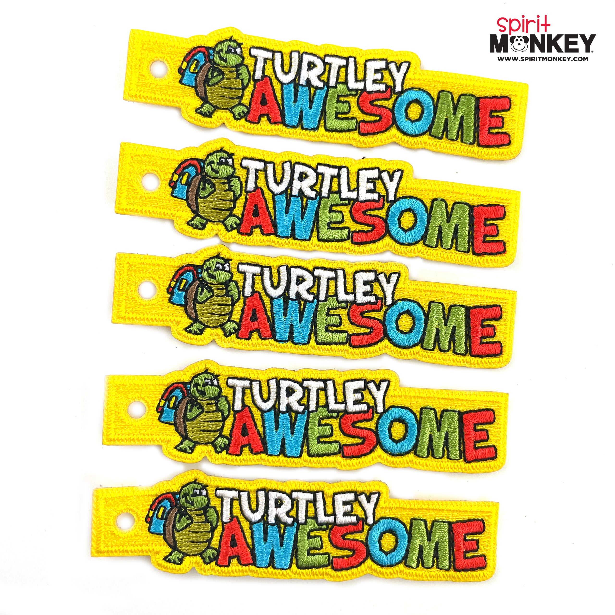 Turtley Awesome 5-Pack Spirit Sticks® Patches | Spirit Monkey Store