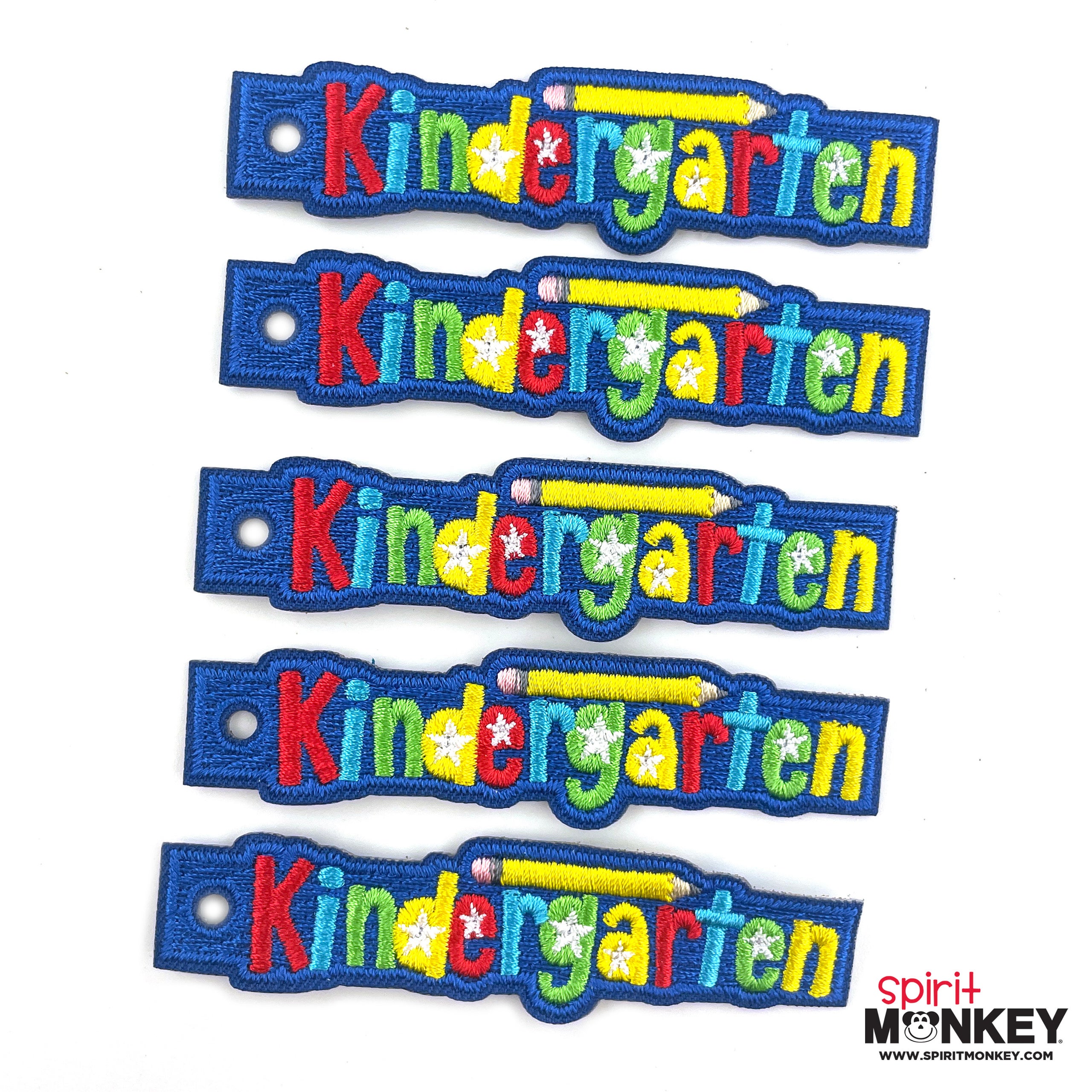 Kindergarten Multi 5-Pack Spirit Sticks® Patches | Spirit Monkey Store